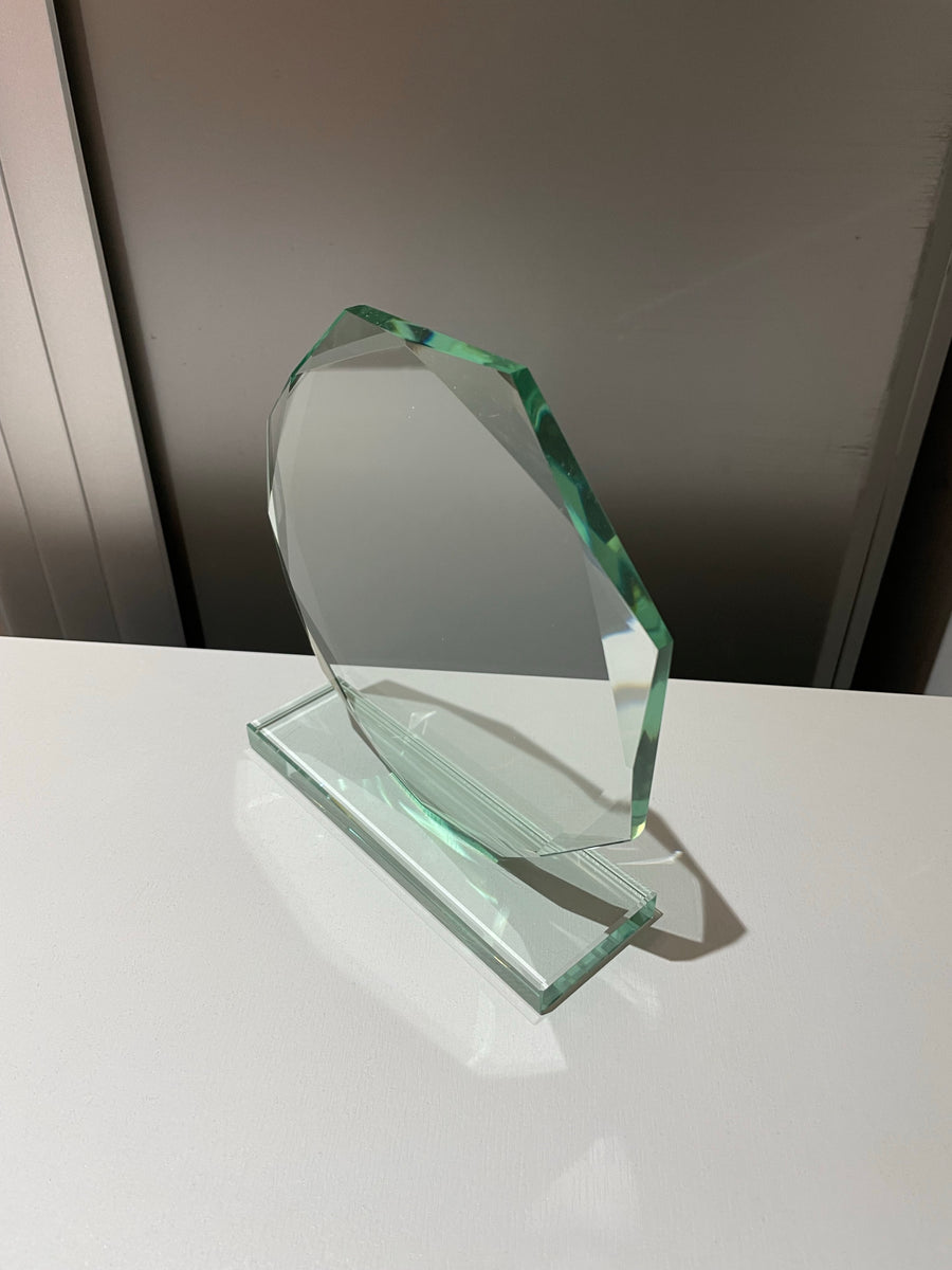 Glass Octagonal Awards Presentation Trophy 10mm thickness – Wholesale ...